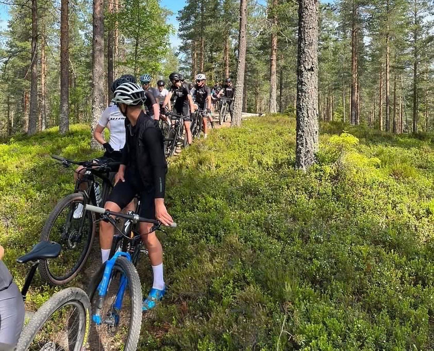 Varierande ungdomsläger i Falun med många cyklister och stor energi ...