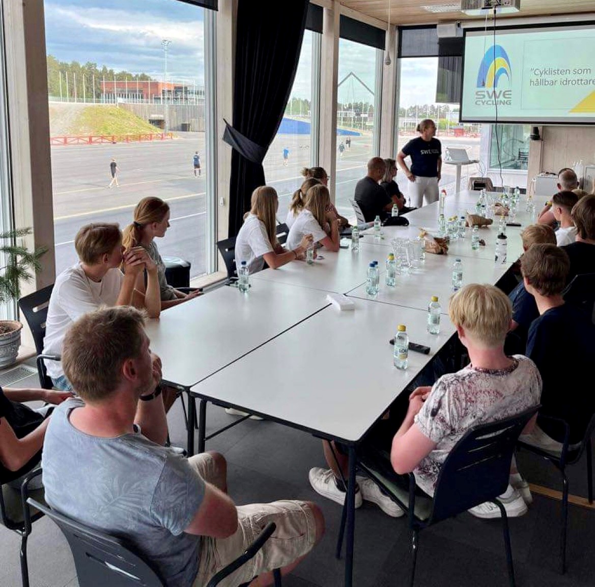 Varierande ungdomsläger i Falun med många cyklister och stor energi ...